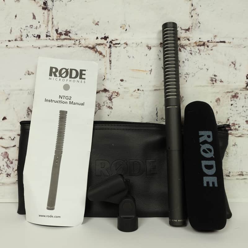 Rode NTG2 Shotgun Microphone Kit W/ Windscreen, Mic Clip, | Reverb