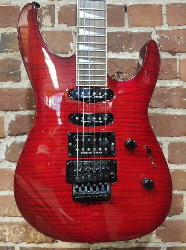 Jackson Pro Series DK2M Dinky 2007 - Transparent Red | Reverb