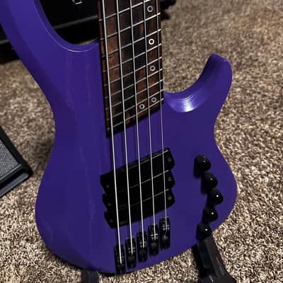 Kiesel A2 Multiscale 5 String Bass - Purple Ash | Reverb