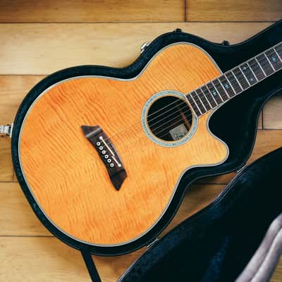 1993 Takamine PT-108 – Solid Flamed Sycamore Top | | Reverb