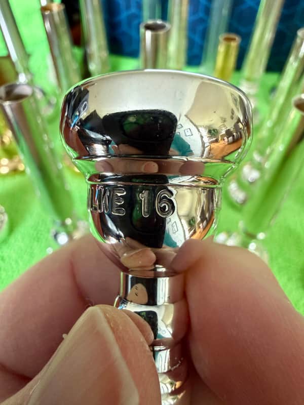 Schilke Trumpet Mouthpiece size 16 1990's - Silver plated | Reverb