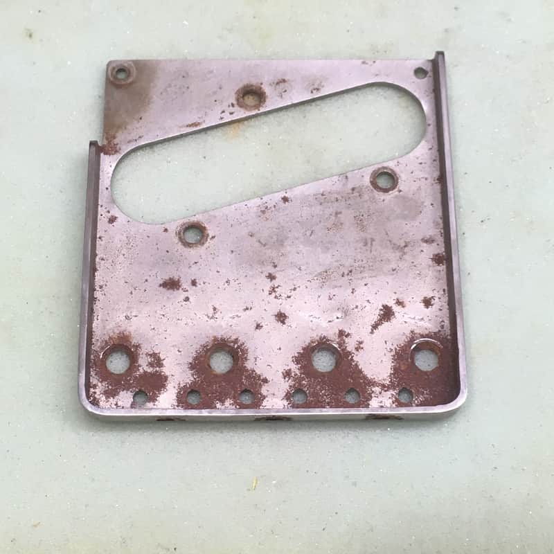 Vintage Callaham USA Lefty Tele Ashtray Bridge Plate Aged | Reverb UK