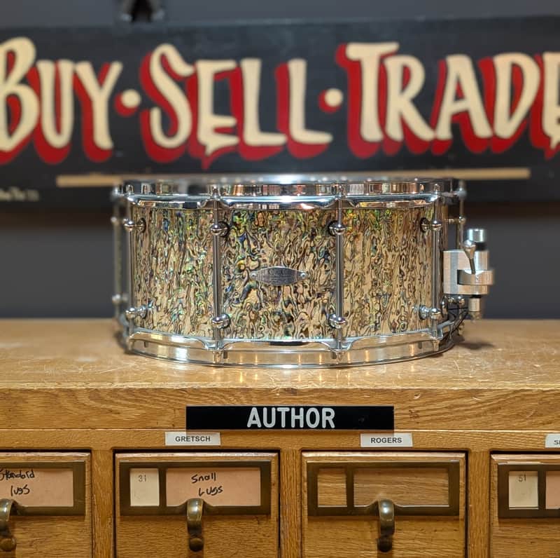 C&C Genuine Abalone 14X6.5 snare drum | Reverb