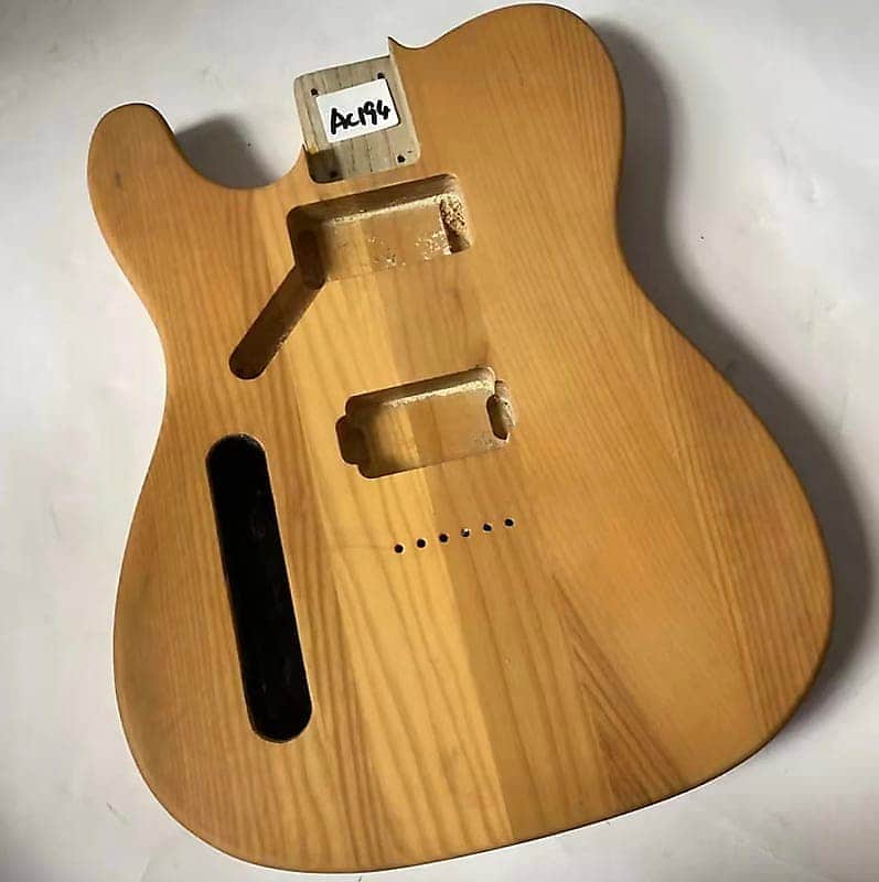 Single Cut Lefty Ash Wood Telecaster Tele Style Body | Reverb UK