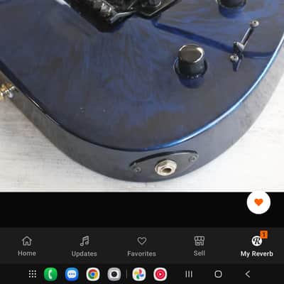 Jackson Dinky Cobalt Blue Swirl | Reverb