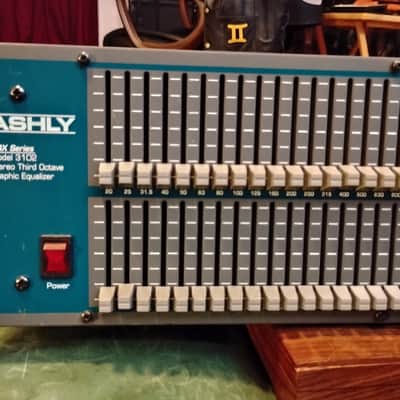 Ashly GQX Series 3102 Stereo Third Octave Graphic Equalizer | Reverb
