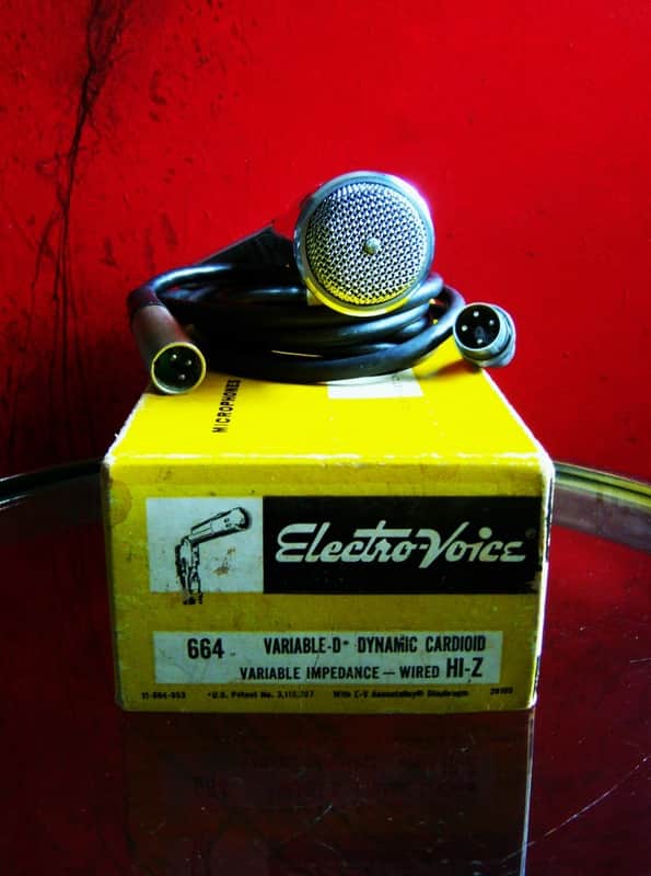 Vintage 1950's Electro-Voice 664 Cardioid Dynamic Microphone | Reverb