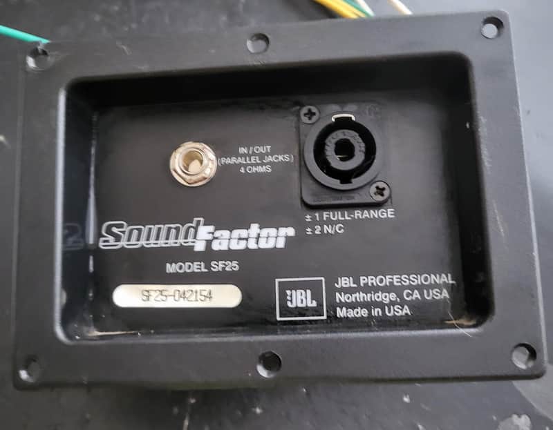 JBL SF25 JRX 100 125 Crossover Jack Plate Network Assembly | Reverb