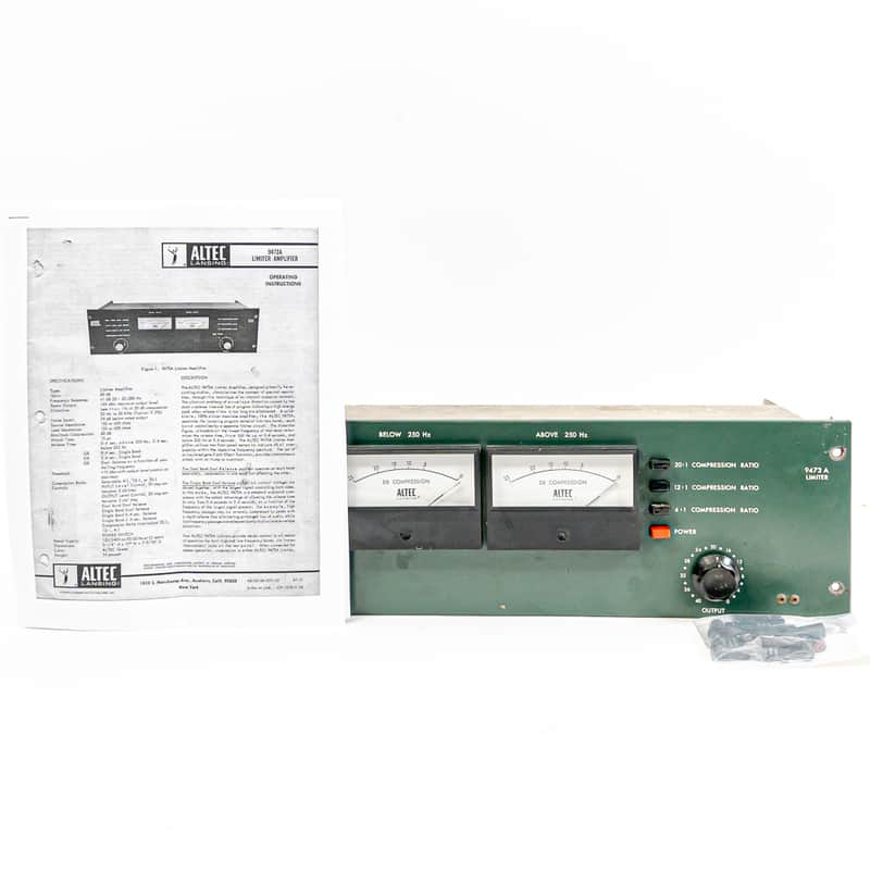 Altec Lansing 9743A Dual Band Limiting Amplifier - Tightens | Reverb