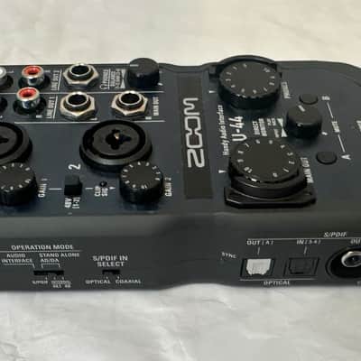 Zoom U-44 Mobile Studio Handy 4-Channel Audio Interface 2010s | Reverb