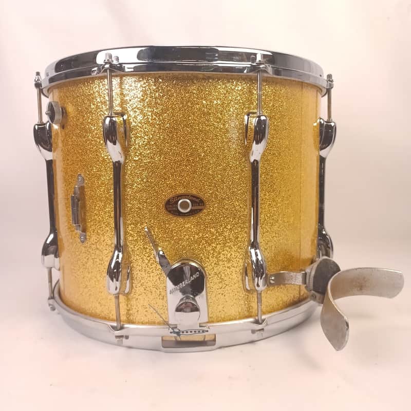 Slingerland 60s 12x15" Zoomatic Marching Snare Drum Gold | Reverb