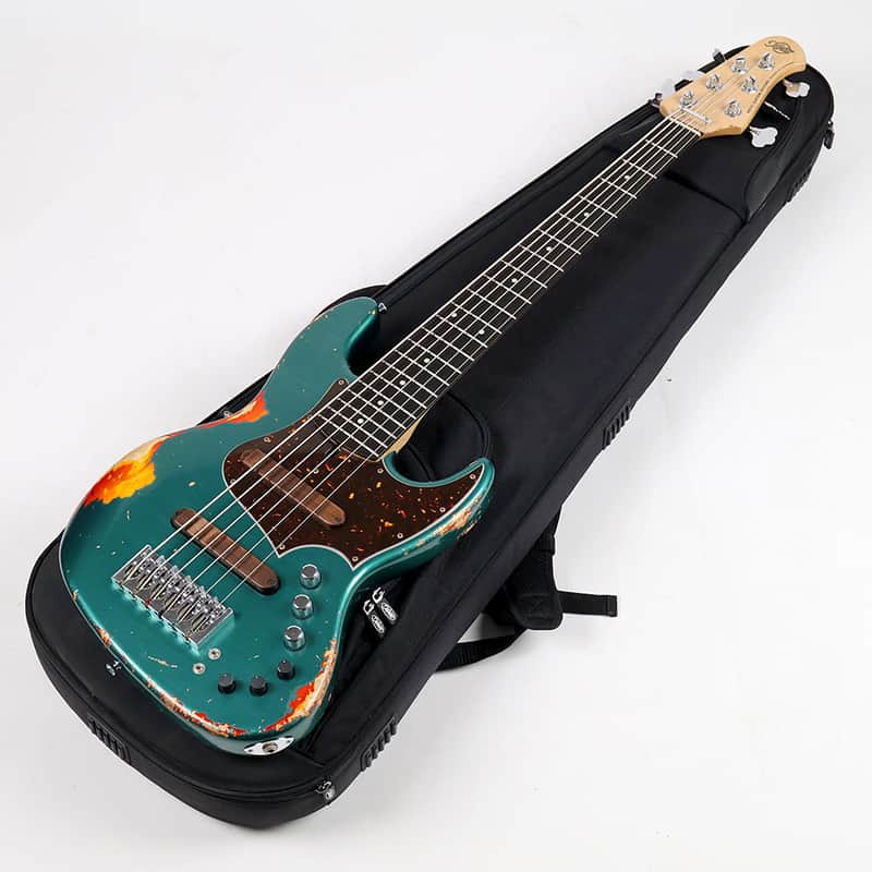 Xotic XJ-1T 6-String Ash/R Sherwood Green Cherry Sunburst | Reverb