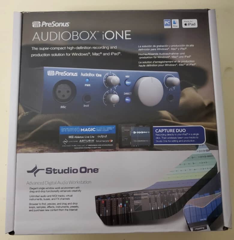 PreSonus AudioBox iOne USB Audio Interface 2014 - Present - | Reverb