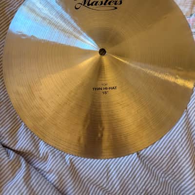 Paiste 15" Masters Dark Hi-Hat Cymbals (Pair) LIKE NEW | Reverb