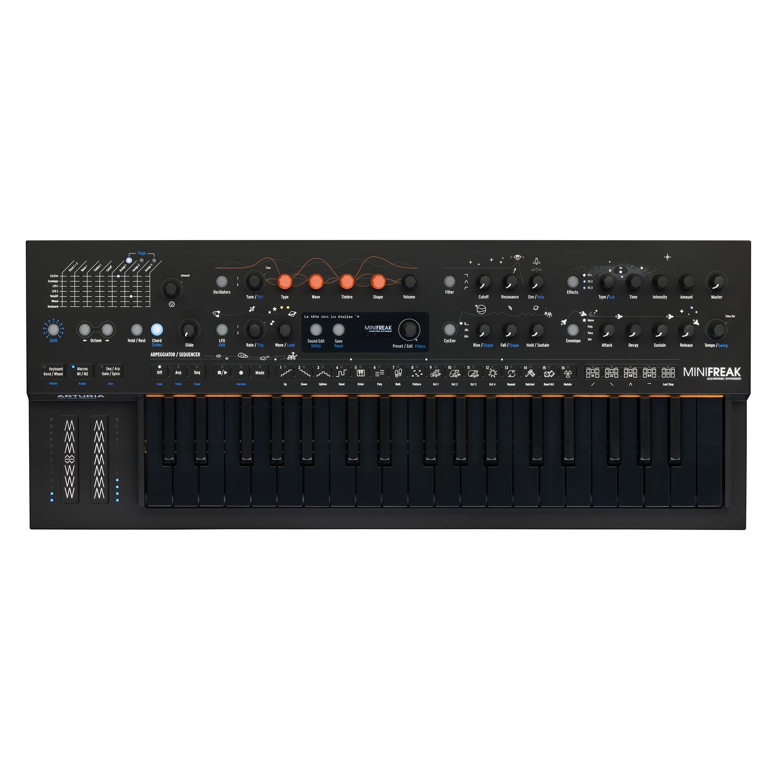 Arturia MiniFreak Stellar 37-Key 6-Voice Polyphonic Hybrid | Reverb