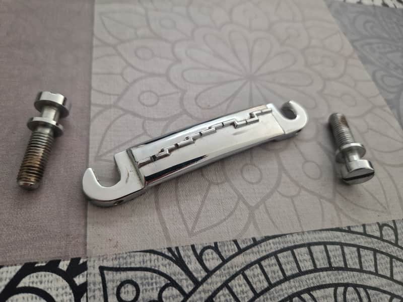Gibson Vintage Wraparound "Lightning Bar" Compensated Bridge | Reverb