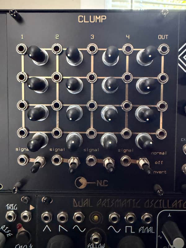 NLC Nonlinearcircuits Clump - Matrix Mixer - Black & Gold | Reverb