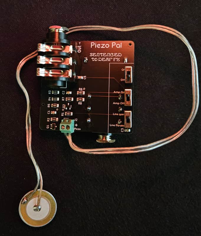 Sentenced To Deaf Piezo Pal 2026 - black | Reverb