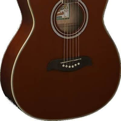 Oscar Schmidt OAM Mahogany Auditorium Size Acoustic Guitar | Reverb
