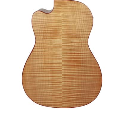 Lanikai Flame Maple Baritone Cutaway A/E Ukulele w/ Kula | Reverb