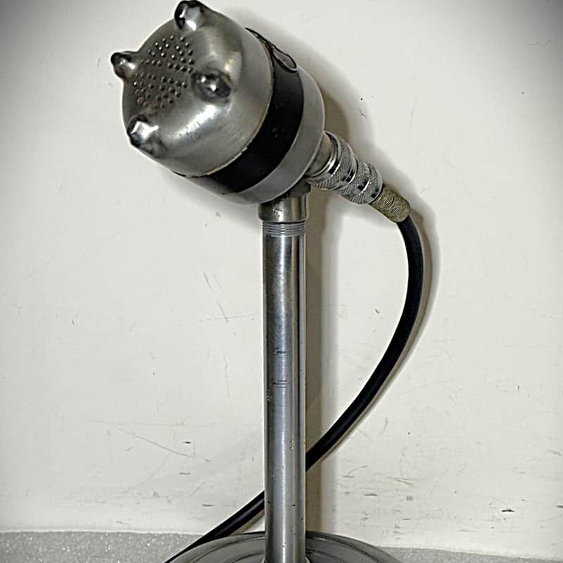 Vintage 1950's American Mic Co D4AT Dynamic Microphone, | Reverb