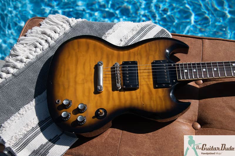 Greco SS-90 - Brown Sunburst - Killer SG w Quilt Flamed | Reverb