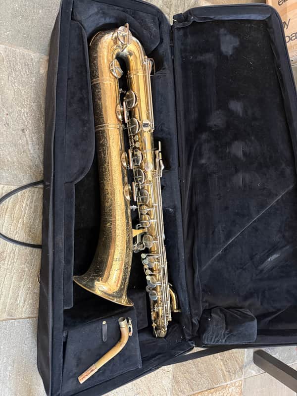 Selmer brand Baritone saxophone with case, USA | Reverb