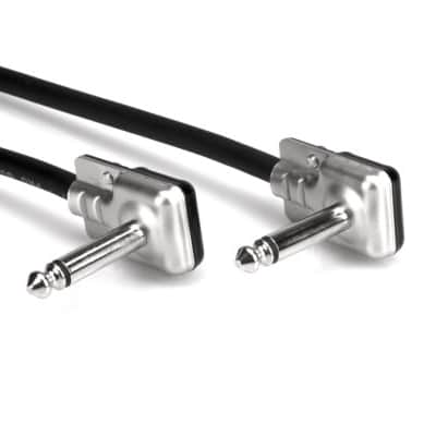 Hosa HGFP-001.5 Pro Guitar Patch Cable, REAN Low-profile | Reverb