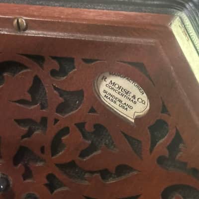 Morse Geordie Baritone English Concertina- Excellent | Reverb