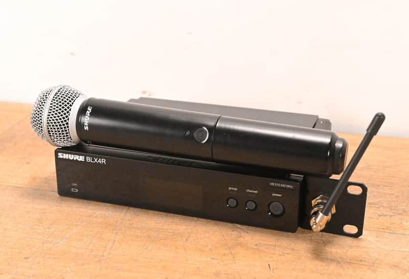 Shure BLX4R/SM58 Handheld Wireless System - H9 Band (NO POWER | Reverb