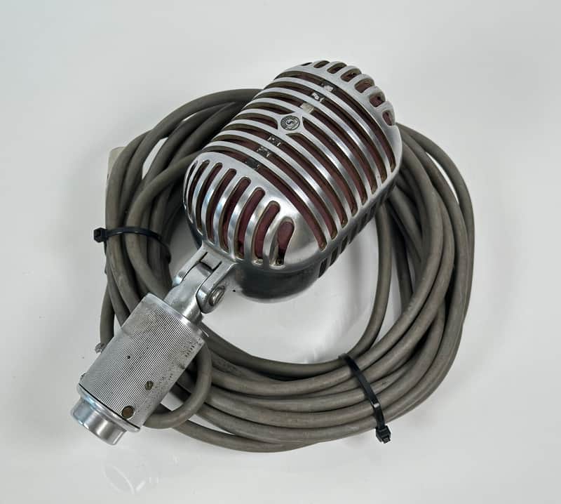 Vintage Shure Fatboy 55B Microphone 1960's | Reverb