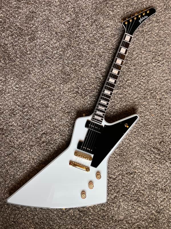 Custom Explorer Handmade by USA Luthier P90 Mahogany w/ SKB | Reverb