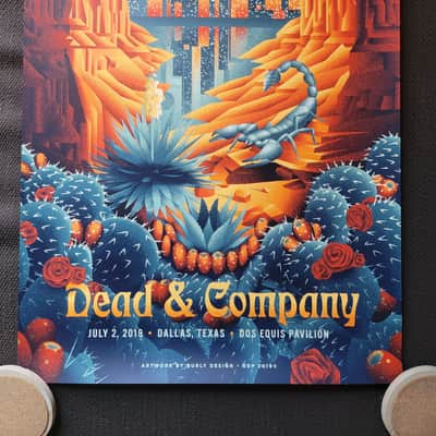 Dead And Company Poster 7/2/19 Dallas | Reverb