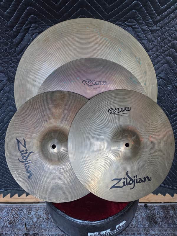 Zildjian Cymbal Set pack 14 hihats 16 crash 20 ride | Reverb