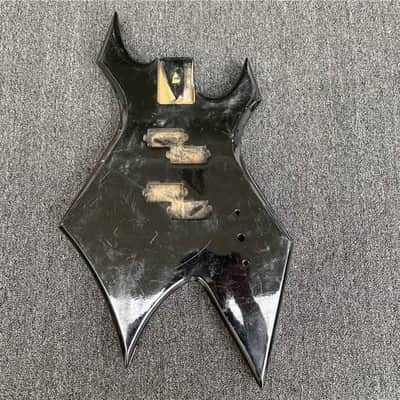 Black 4 String Electric Bass Basswood Body DIY Project | Reverb