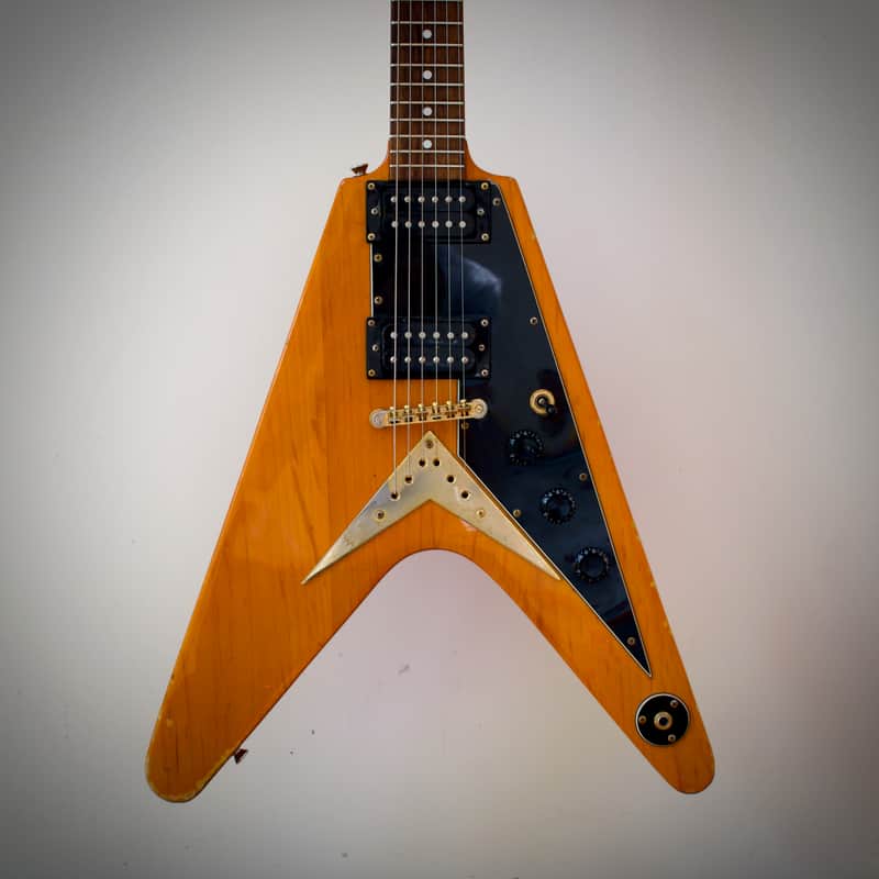 Commodore Korina Flying V Gloss Natural circa.1970’s Electric | Reverb