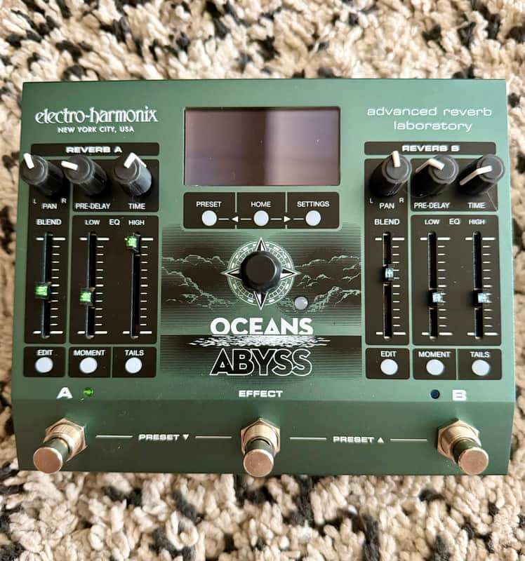 Electro-Harmonix Oceans Abyss Advanced Reverb Laboratory 2025 | Reverb