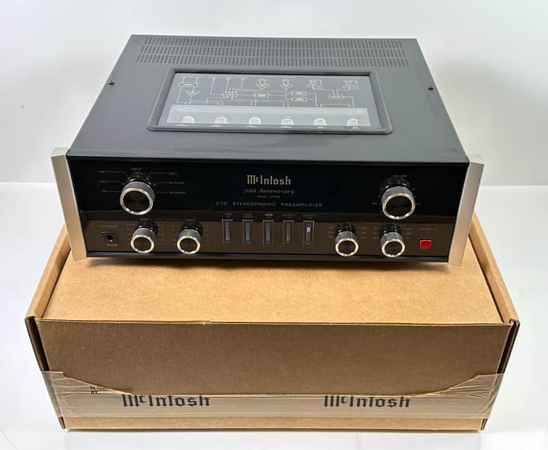 Mcintosh C70 70th Anniversary Limited Edition Stereo Tube | Reverb
