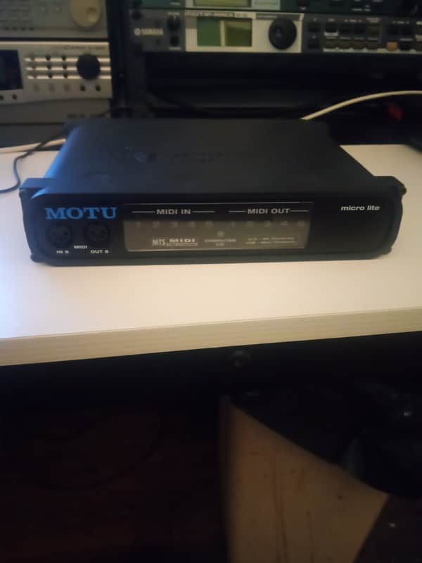 MOTU Micro Lite USB MIDI Interface 2006 - Present - Black | Reverb
