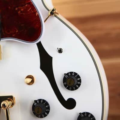 Epiphone Alex Lifeson 1976 ES-355 Reissue - Alpine White | Reverb