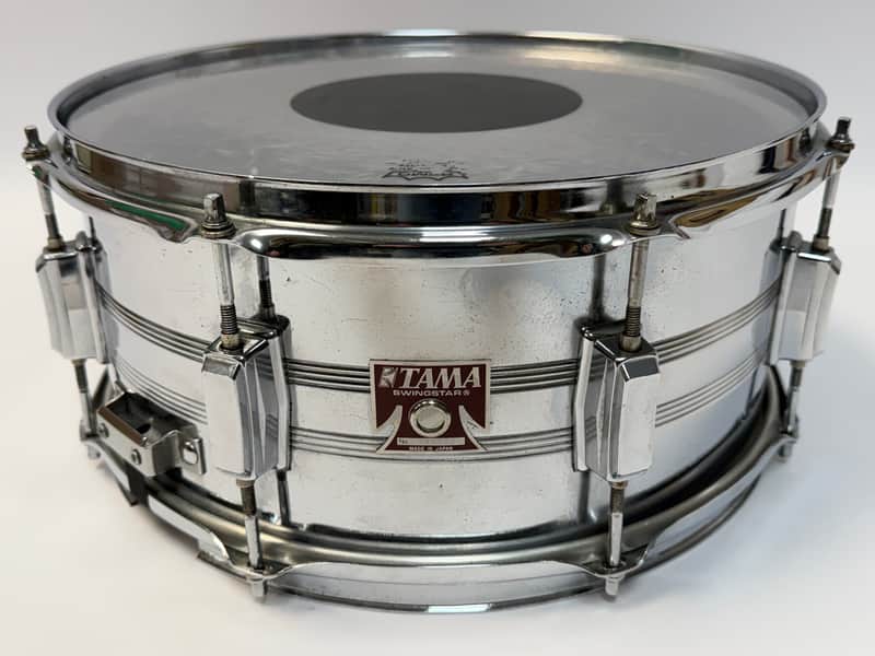 Vintage Tama Red Badge Chrome Snare Drum 6.5" x 14" MIJ | Reverb