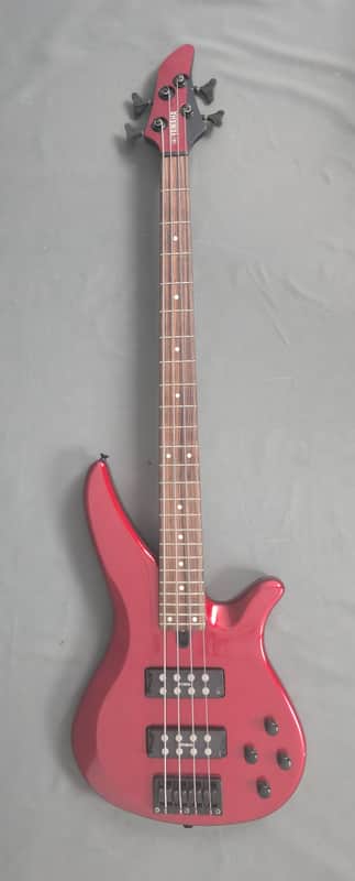 Yamaha RBX374 4 String Active Bass In Candy Apple Red | Reverb Canada
