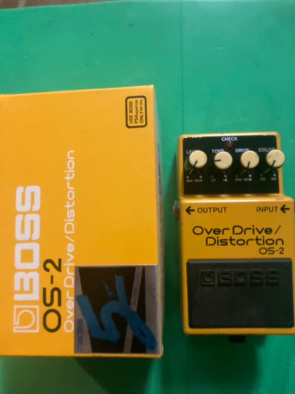 Boss OS-2 Overdrive Distortion w/ Box | Reverb
