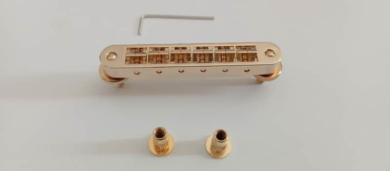 TonePros TP6A G Tune-O-Matic Bridge - Gold | Reverb