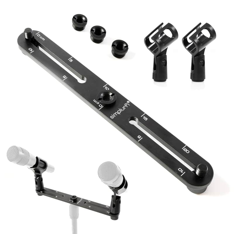 Stereo Array Spacing Bar Microphone Mount With Ruled Markings | Reverb