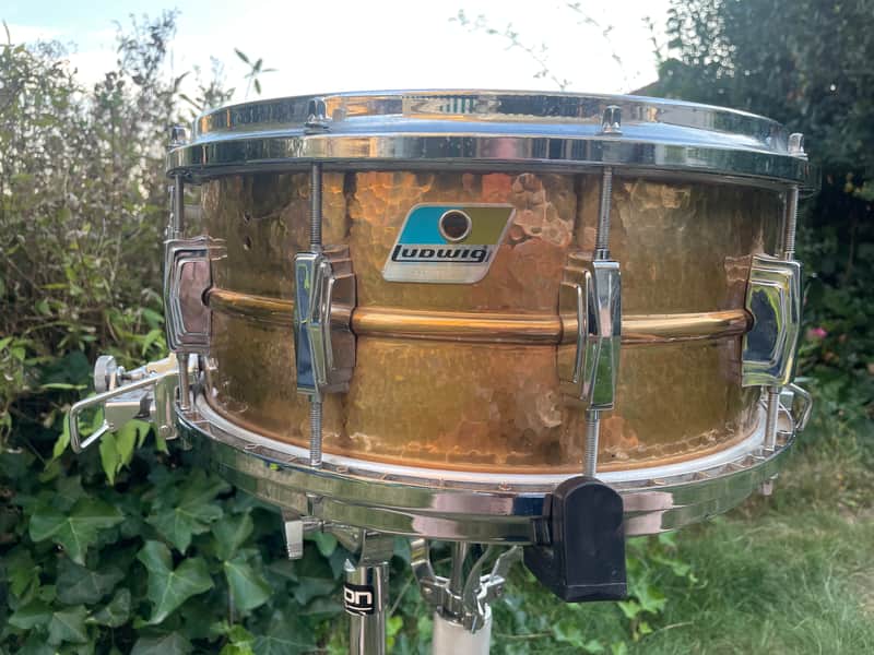 Ludwig No. 556K Hammered Bronze Super-Sensitive 6.5x14" | Reverb