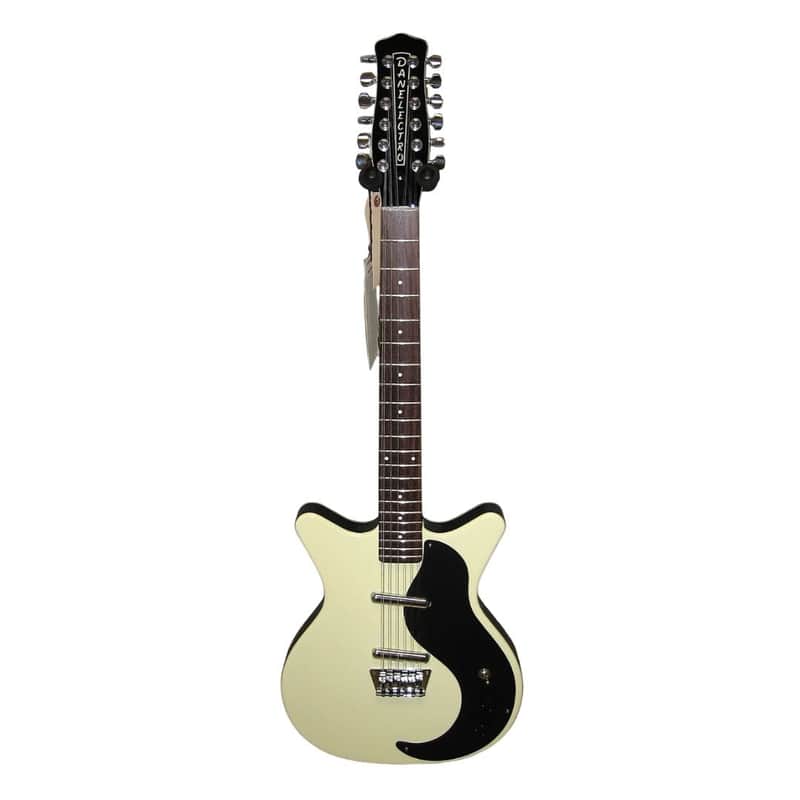 Danelectro '59 12-String Electric Guitar-Vintage White *USA | Reverb