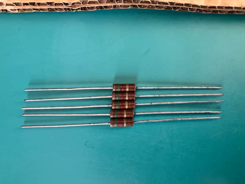 NOS 5x 1.5K 0.5W 1/2W 5% CARBON COMPOSITE COMP RESISTORS FOR | Reverb