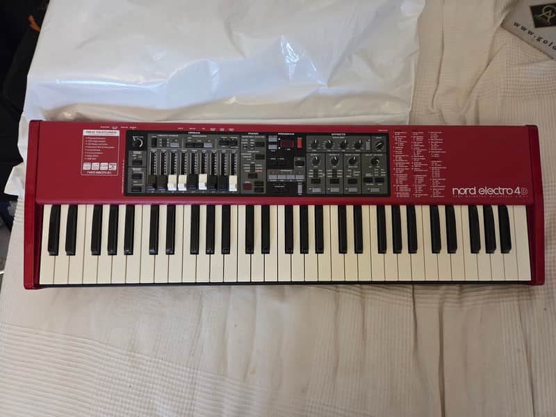 Nord Electro 4D SW61 Semi-Weighted 61-Key Digital Piano - Red | Reverb