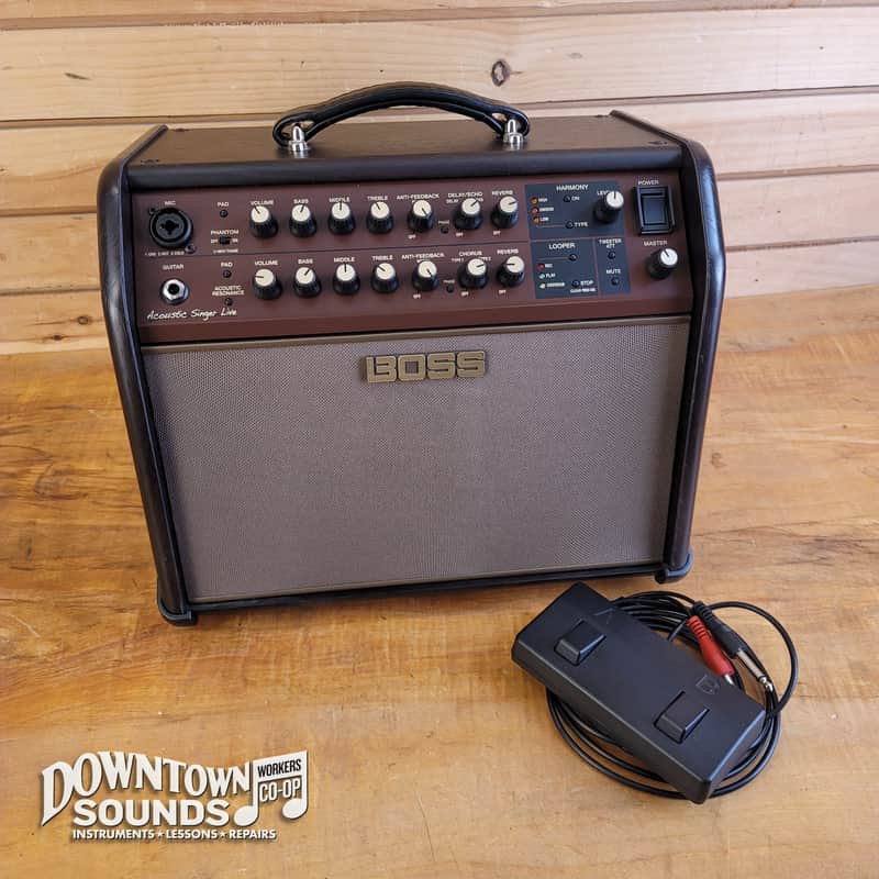 Boss ACS-LIVE Acoustic Singer Live 60w 1x6.5" Guitar Combo | Reverb